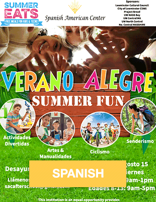 VERANO ALEGRE SUMMER FUN 2025 – FOR KIDS AGES 8-13 | Spanish American ...